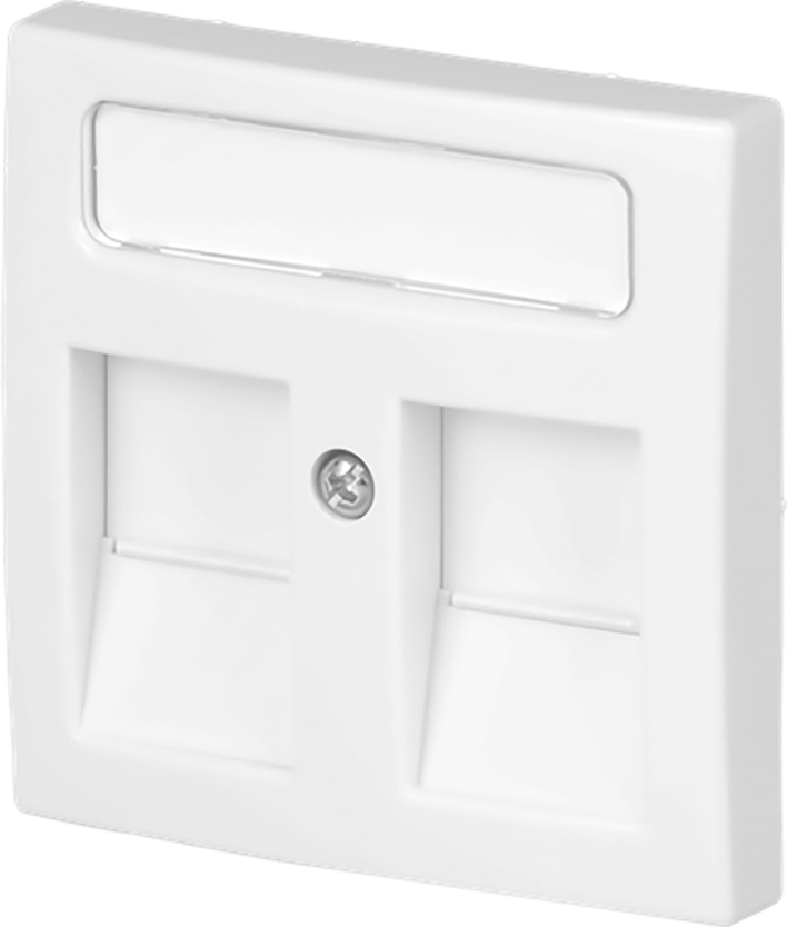 Busch-Jaeger Balance SI Inzetplaat 2xRJ45 Wit | Elektroportaal.nl ...