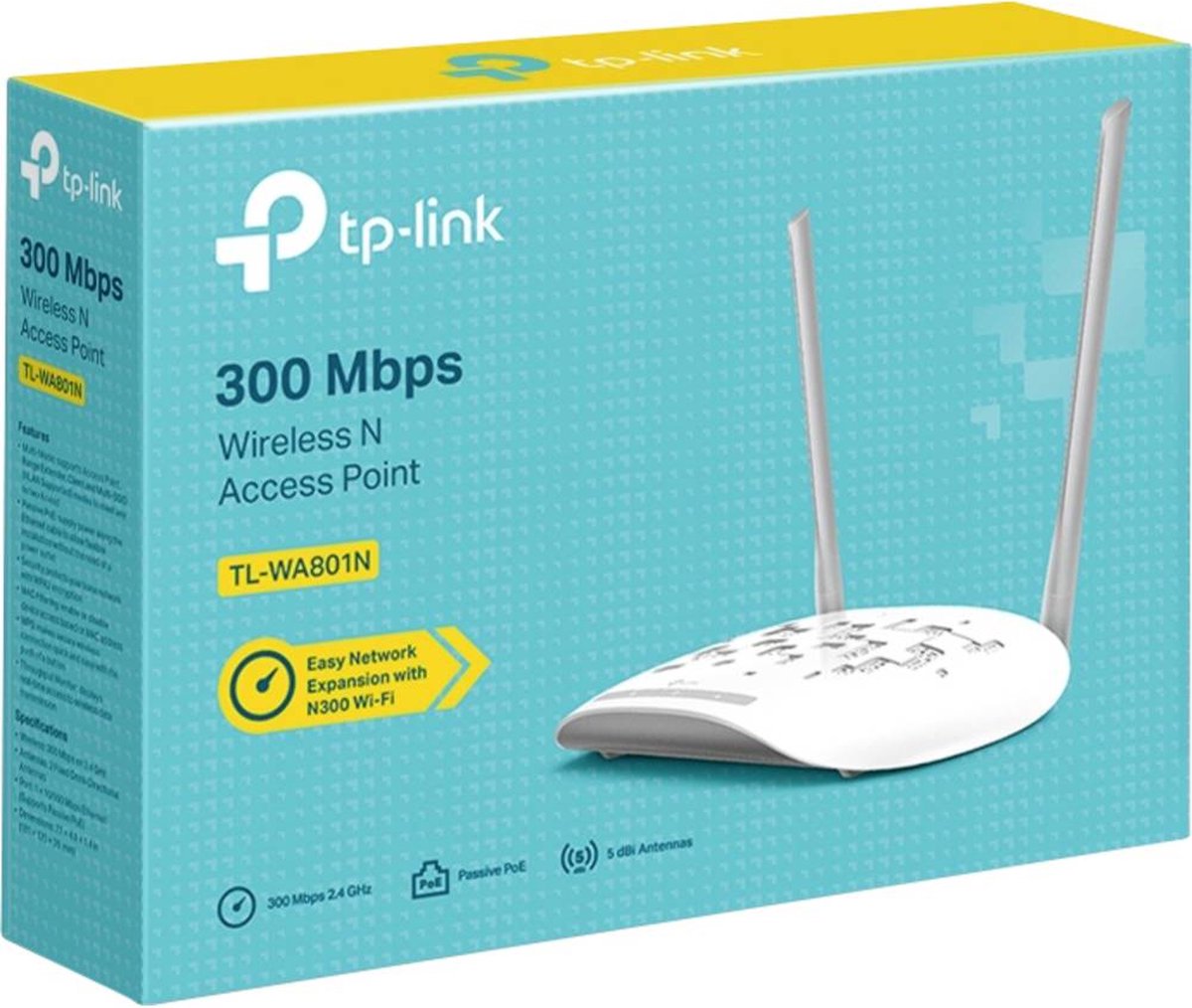 TP-Link | N300 | Draadloos Access Point | TL-WA801N | Elektroportaal.nl ...